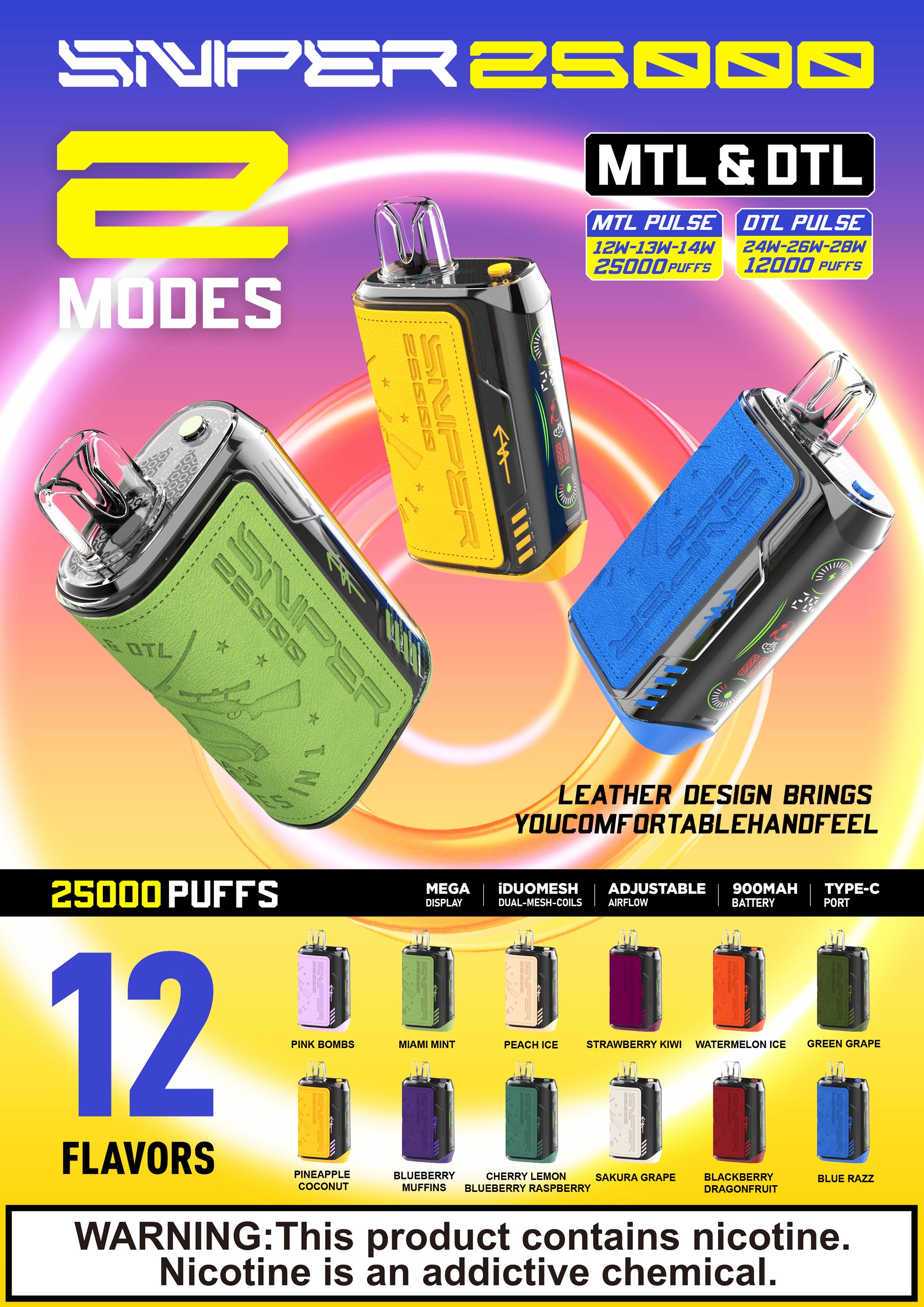 VAPMOD Sniper 25000 Puffs Disposable Vape Wholesale